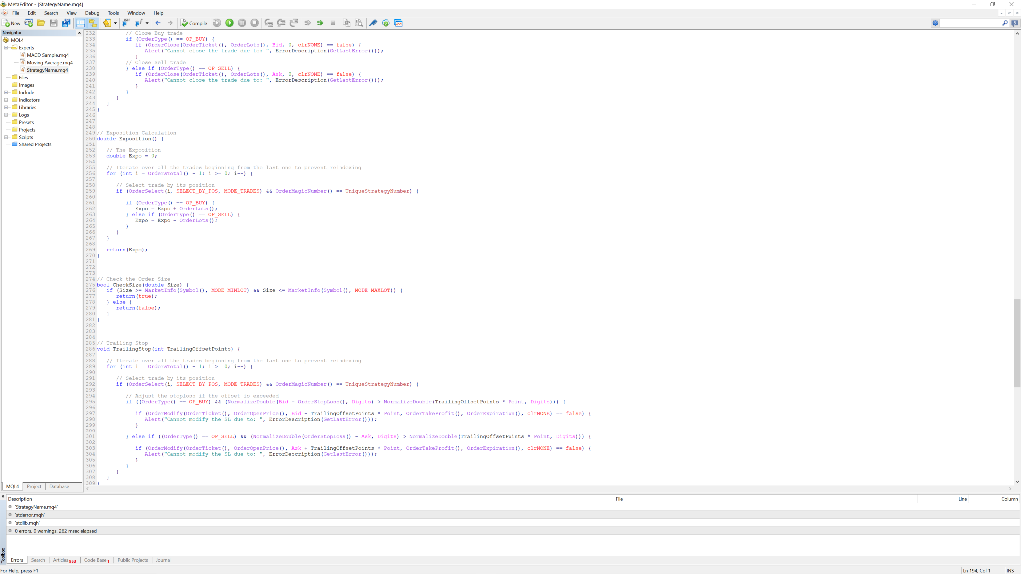 How to Edit and Compile MQ4 File – Get Forex Strategy