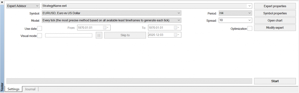 How to Backtest EX4 Strategy – Get Forex Strategy
