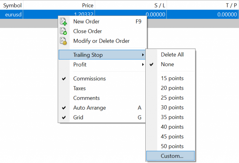 Trailing Stop In Mql4 Get Forex Strategy